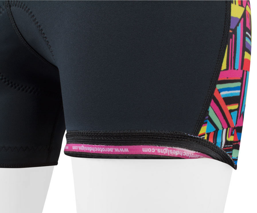 Goddess Mini Padded Bike Short - Fit and Slim Girl Cycling Shorts w 4 ...