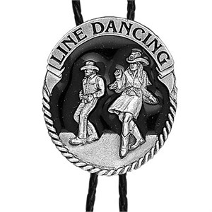 Line Dancing Large Bolo Tie