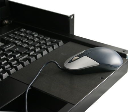 ELD-219m: 2U Rack Mount TFT 19" LCD Monitor Keyboard Drawer with PS/2 ...