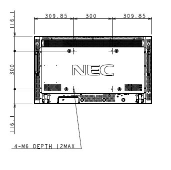 40" Wide LCD Touch Monitor, NEC P401, DST Touch Screen (Model ...